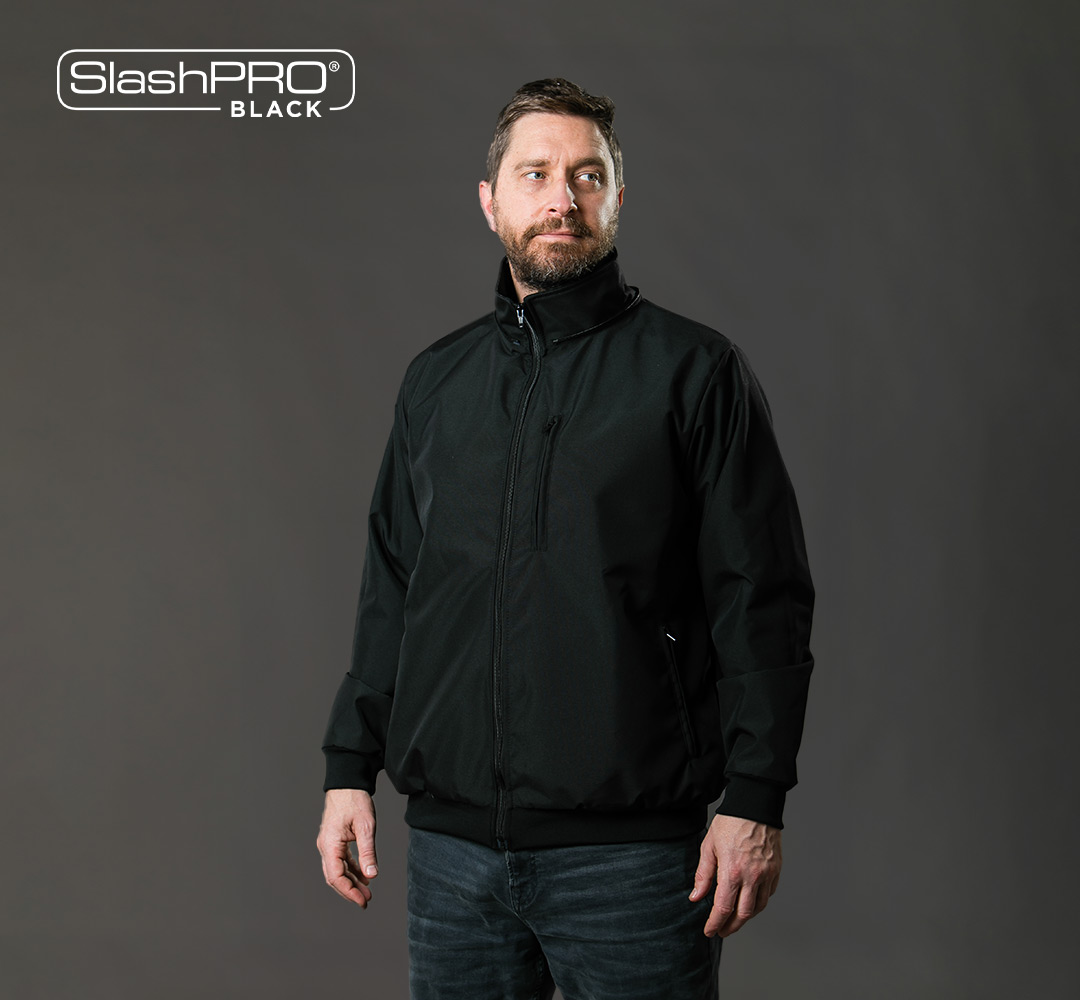 SlashPRO® BLACK Slash Resistant Harrington Jacket SlashPRO® BLACK Slash Resistant Harrington Jacket